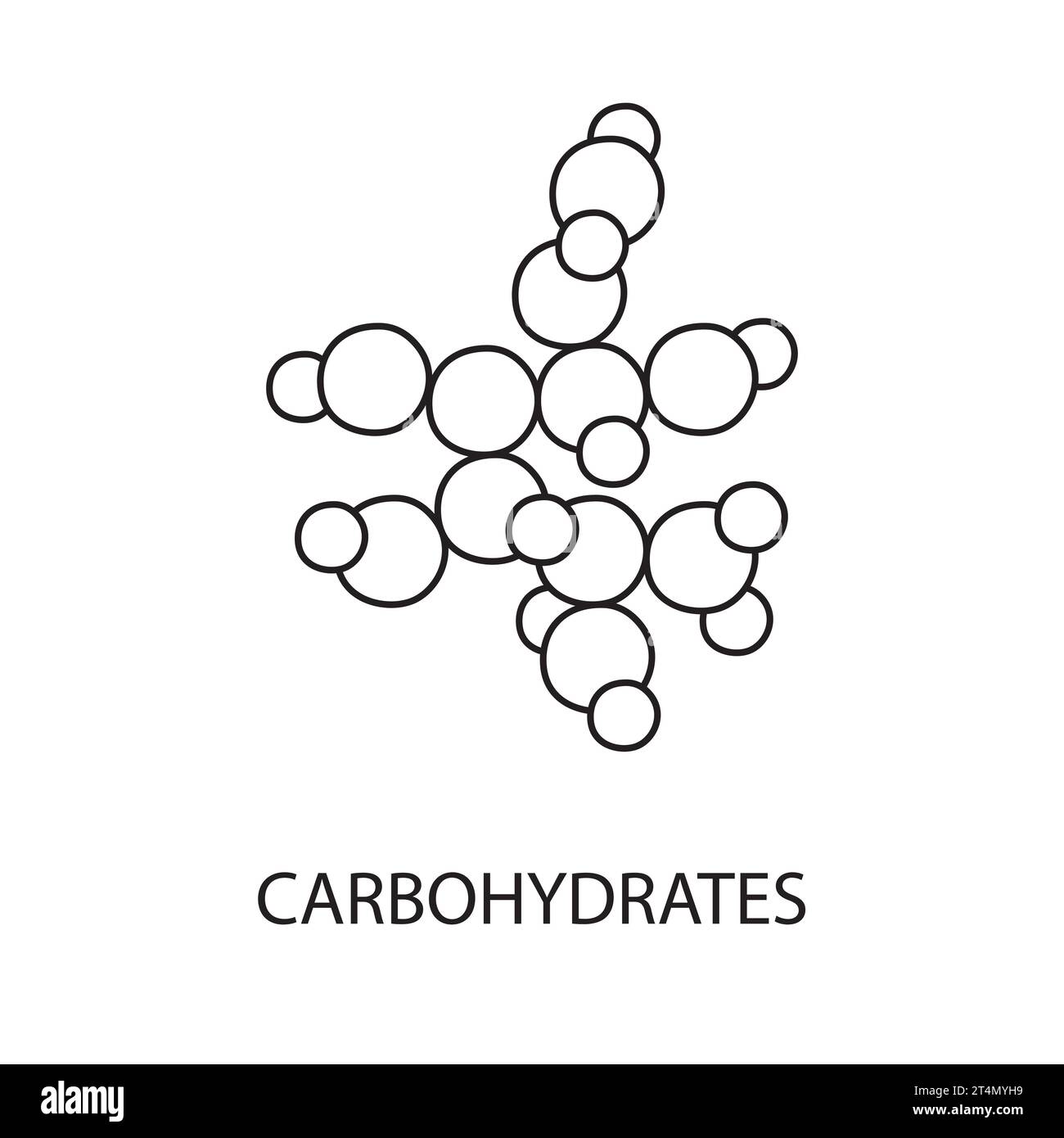 Simple carbohydrates Black and White Stock Photos & Images - Alamy