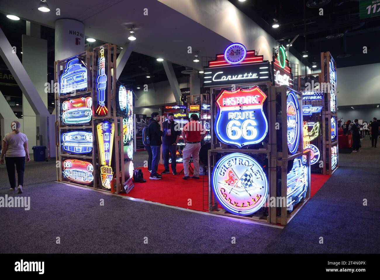 Las Vegas, United States. 31st Oct, 2023. A view of various lighted ...