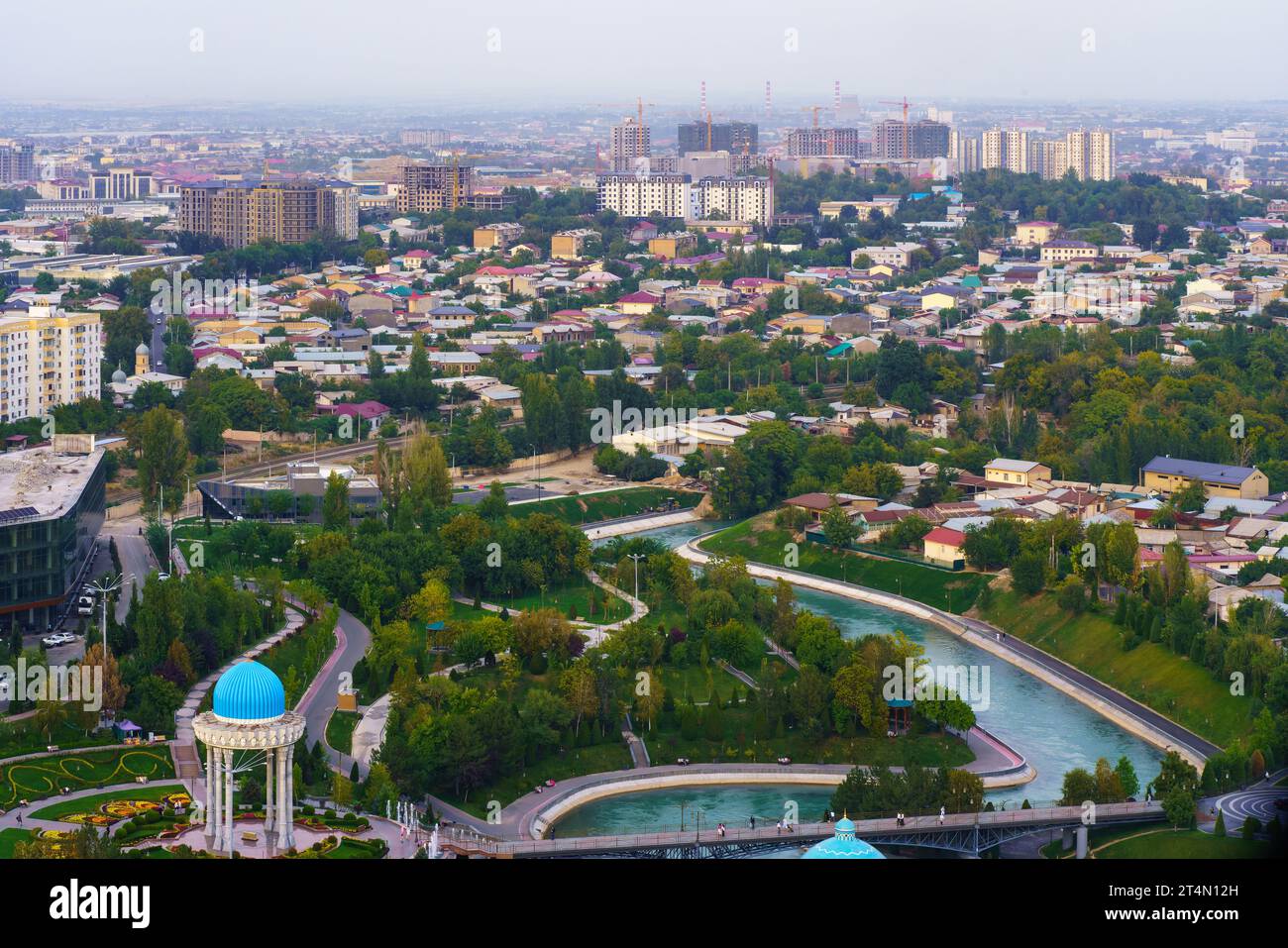 Uzbekistan, Tashkent - September 29, 2023: Top view from the ...