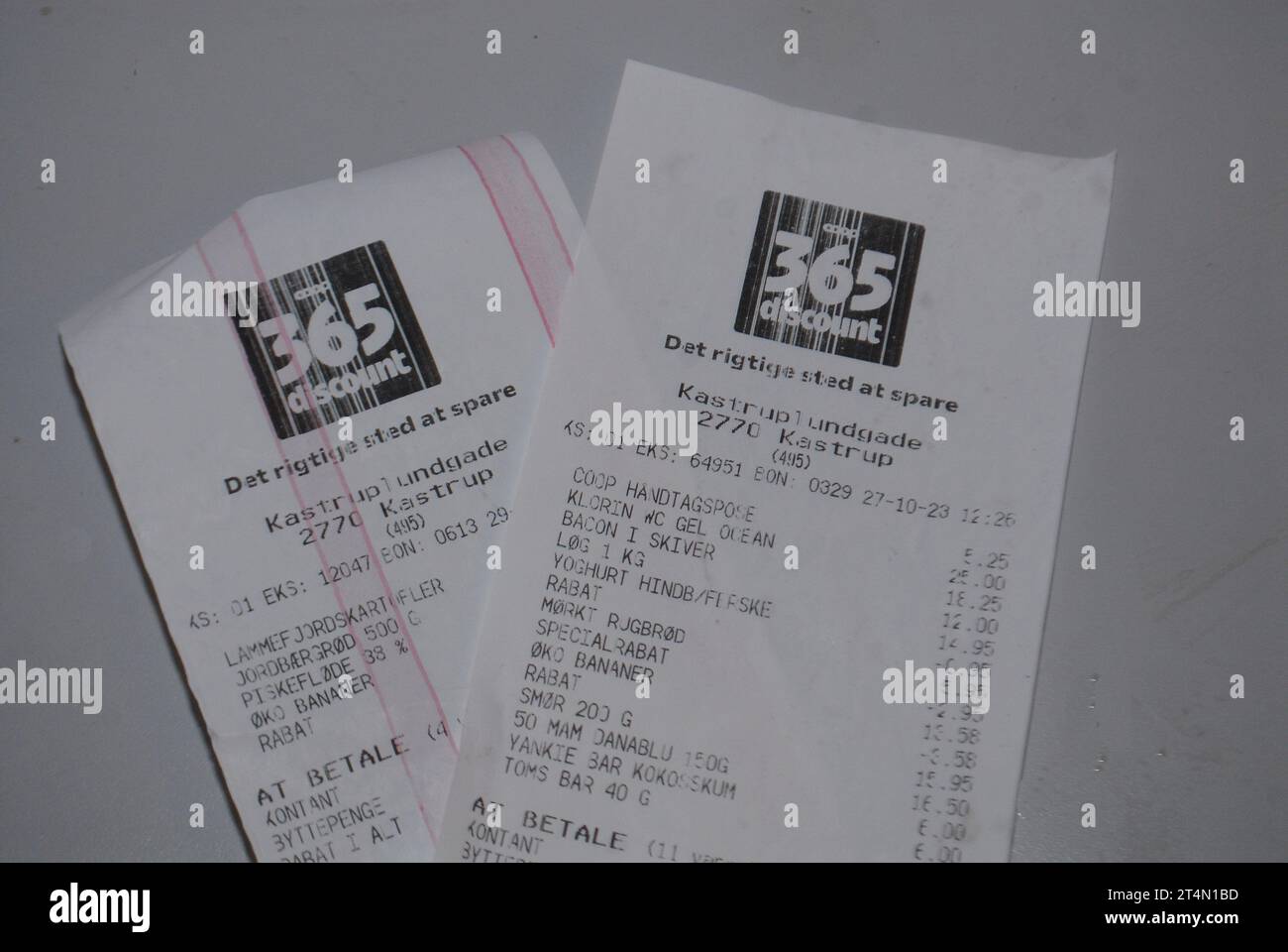 Groceery receipts hi-res stock photography and images - Alamy