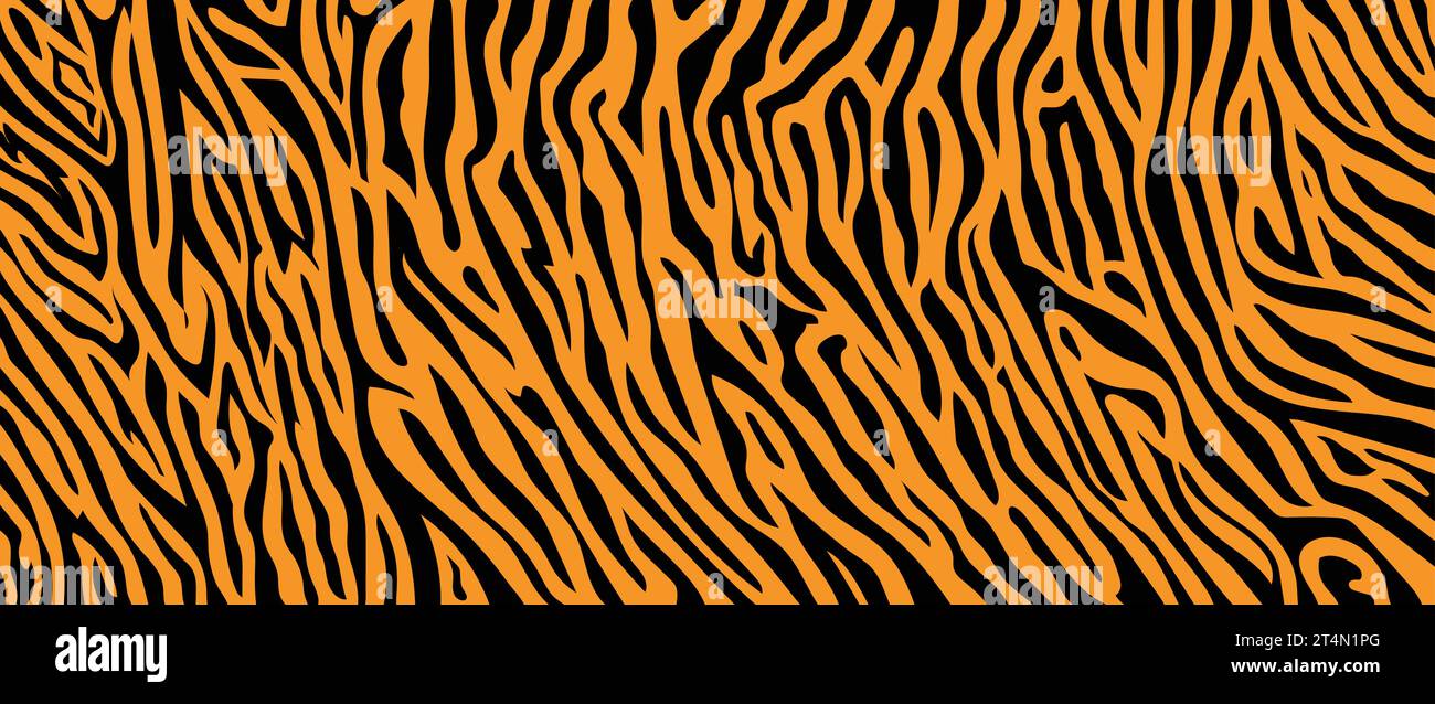 Texture tiger orange stripe black background Vector Image Stock Vector ...