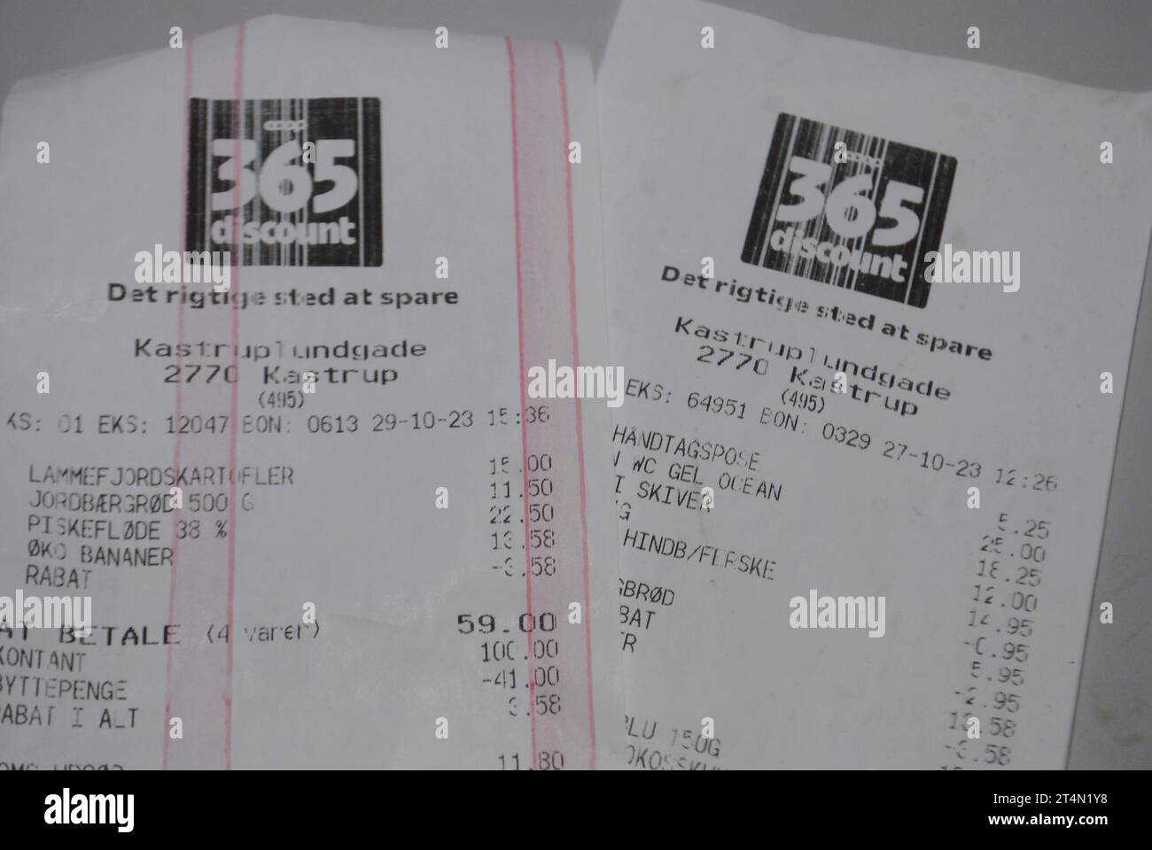 Groceery receipts hi-res stock photography and images - Alamy