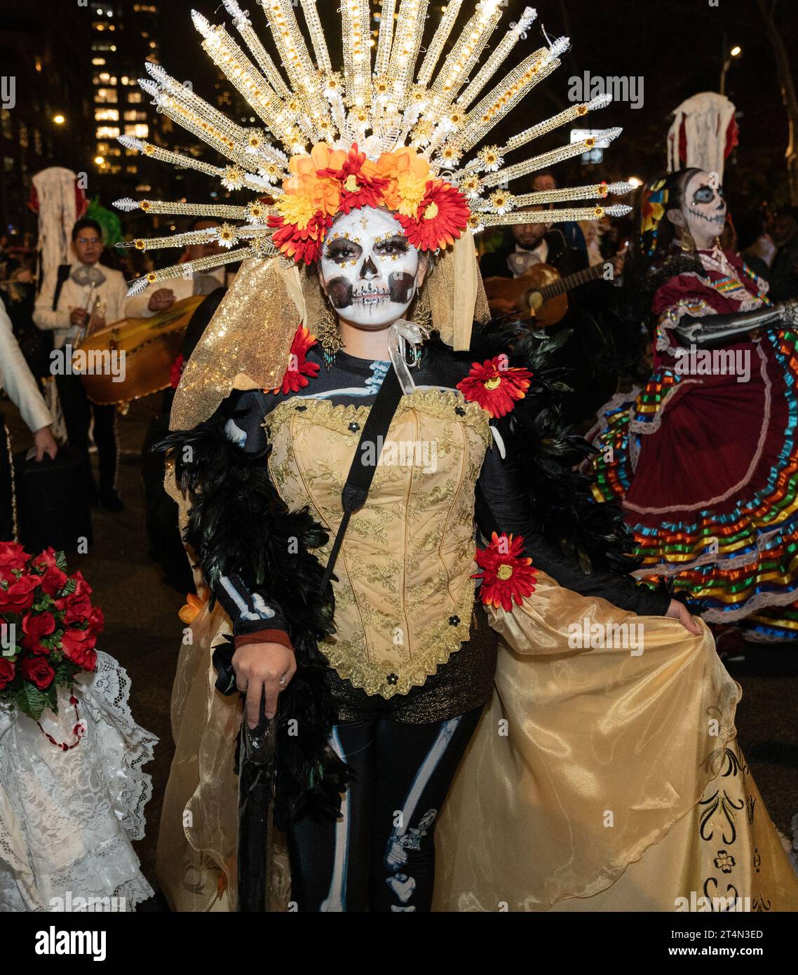 People dressed in costumes celebrate and march in 50th annual West ...