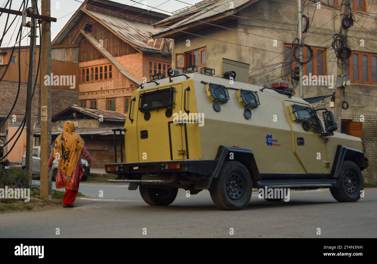Srinagar, India. 29th Oct, 2023. Jammu Kashmir police Special Operation ...