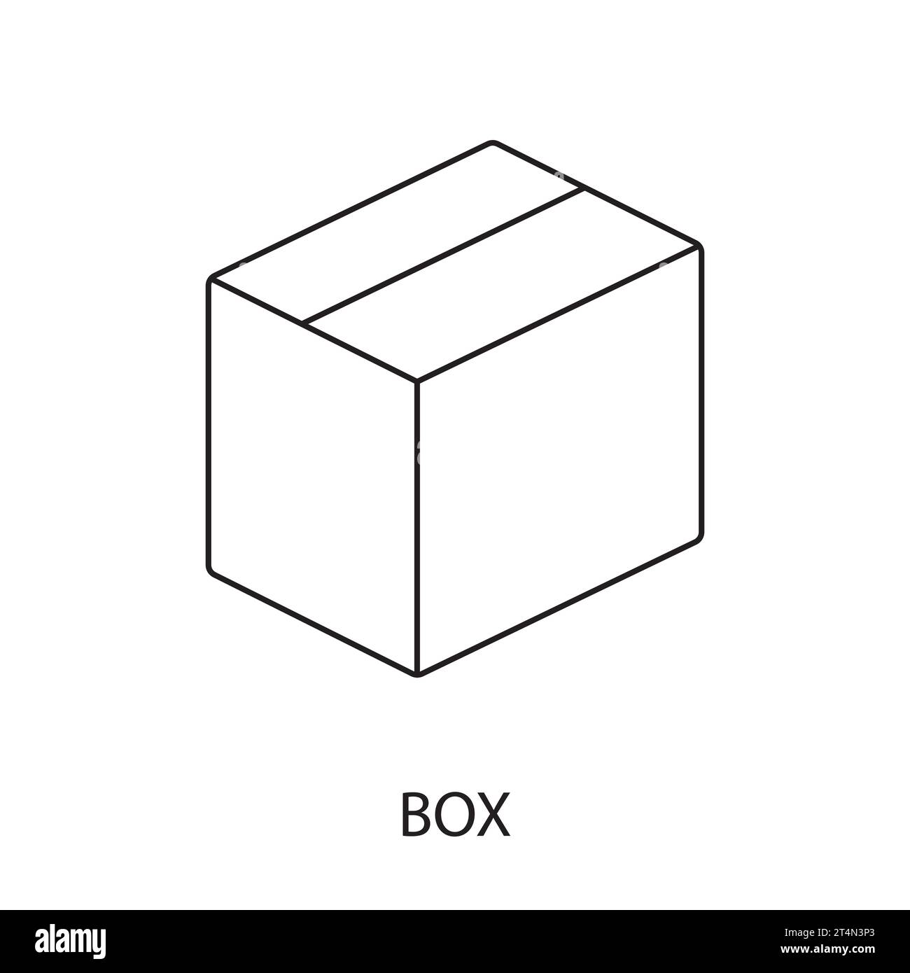 Storage conditions line icon vector for food packaging, box ...