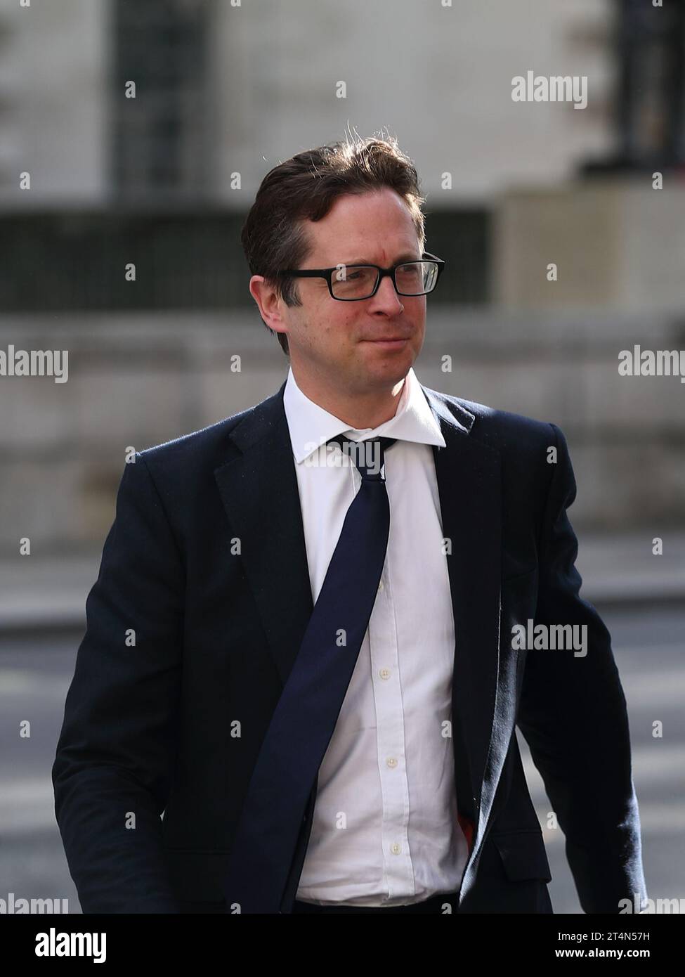 London, United Kingdom, 31 October 2023. Alex Burghart, Conservative MP ...