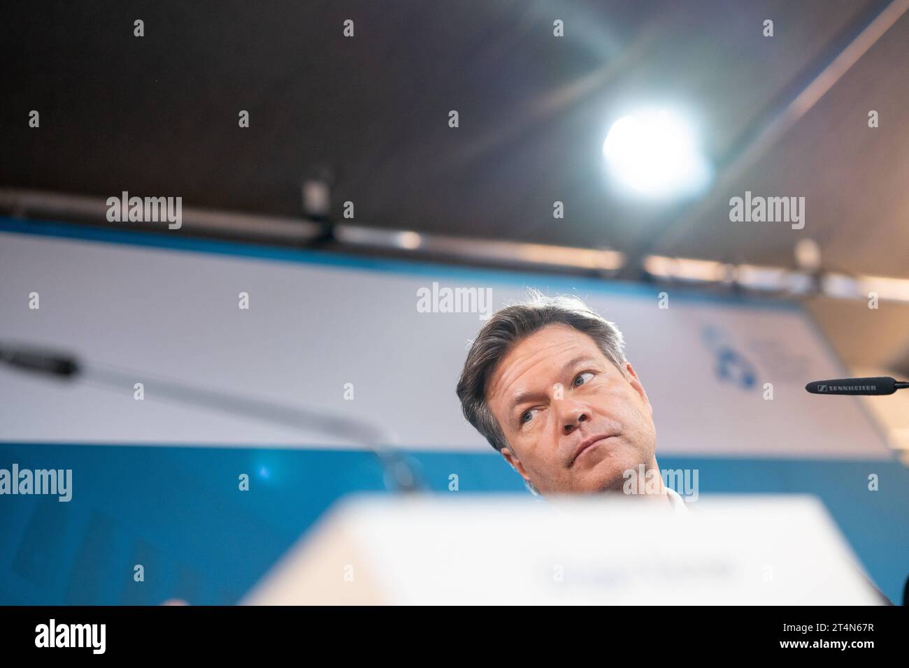 Industriekonferenz 2023 von BMWK und Bündnis für Zukunft der Industrie PK vor Beginn der ...