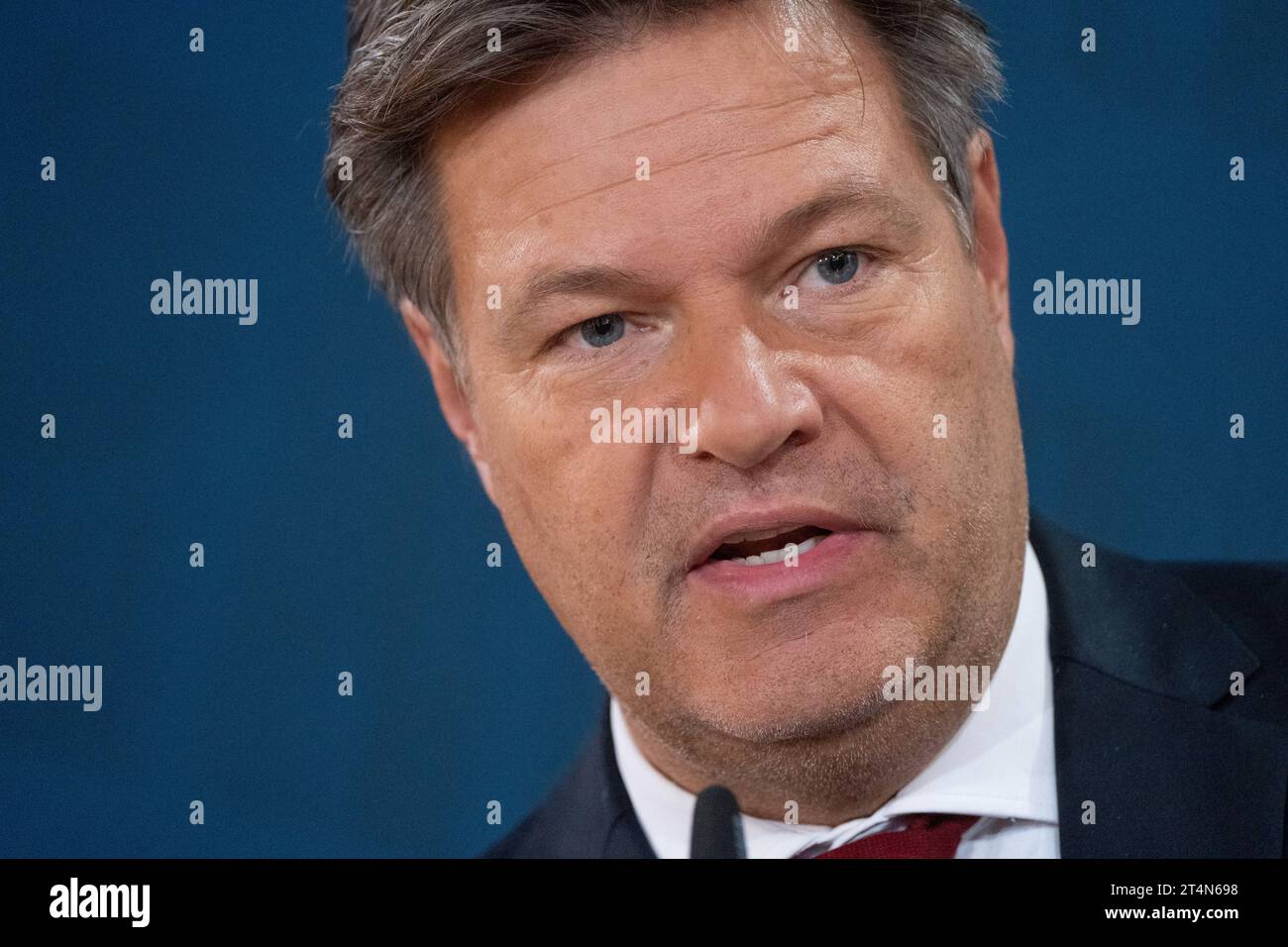 Industriekonferenz 2023 von BMWK und Bündnis für Zukunft der Industrie PK vor Beginn der ...