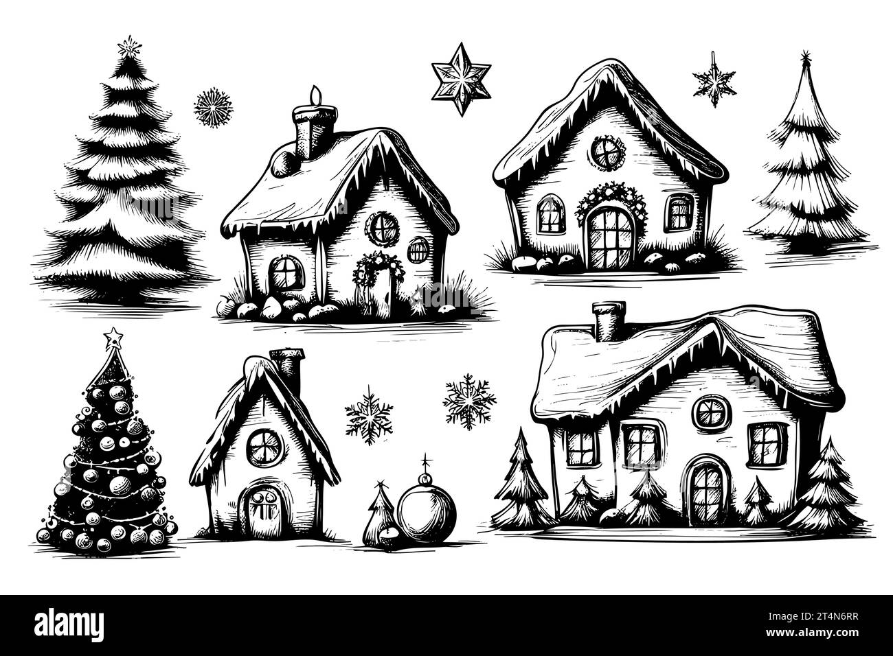 Black And White Winter Clip Art