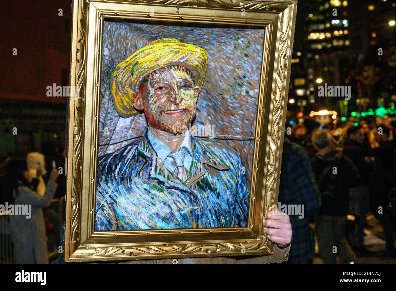 New York, USA. 31st Oct, 2023. Artist James Haggerty participate in the ...