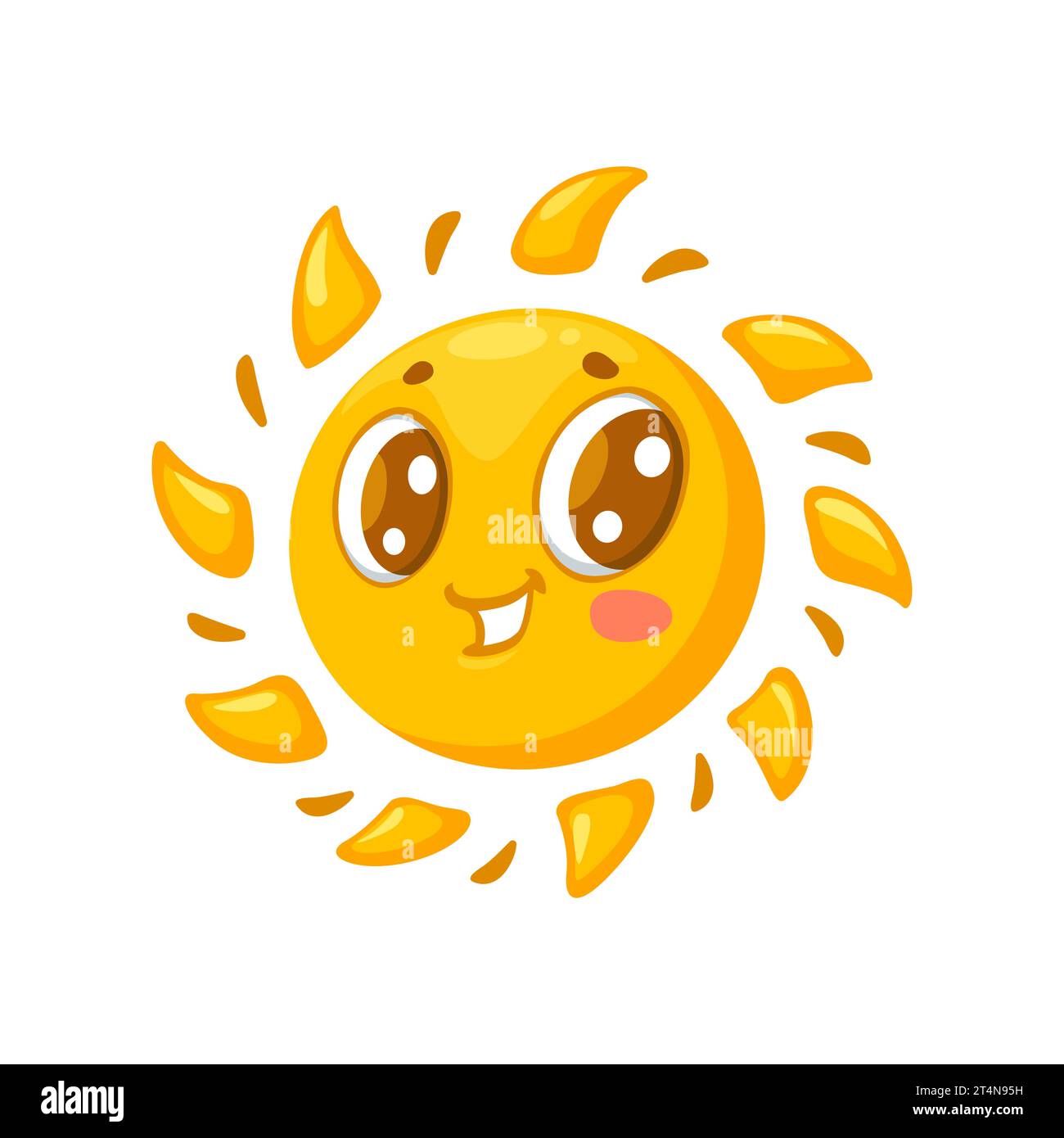 Shy sunshine Stock Vector Images - Alamy