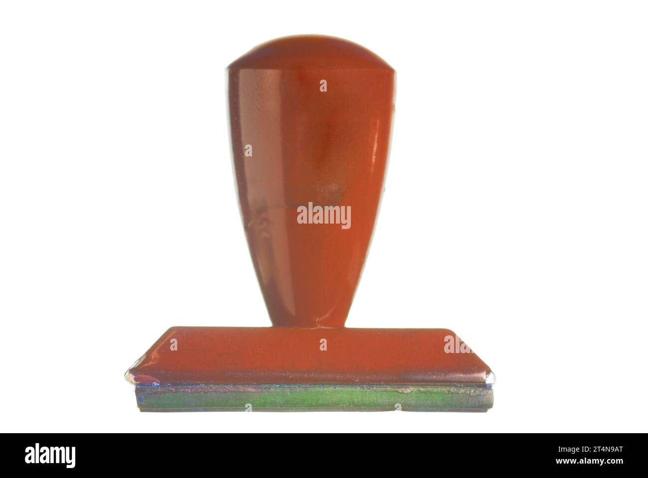 An old rubber stamp, on white Stock Photo - Alamy