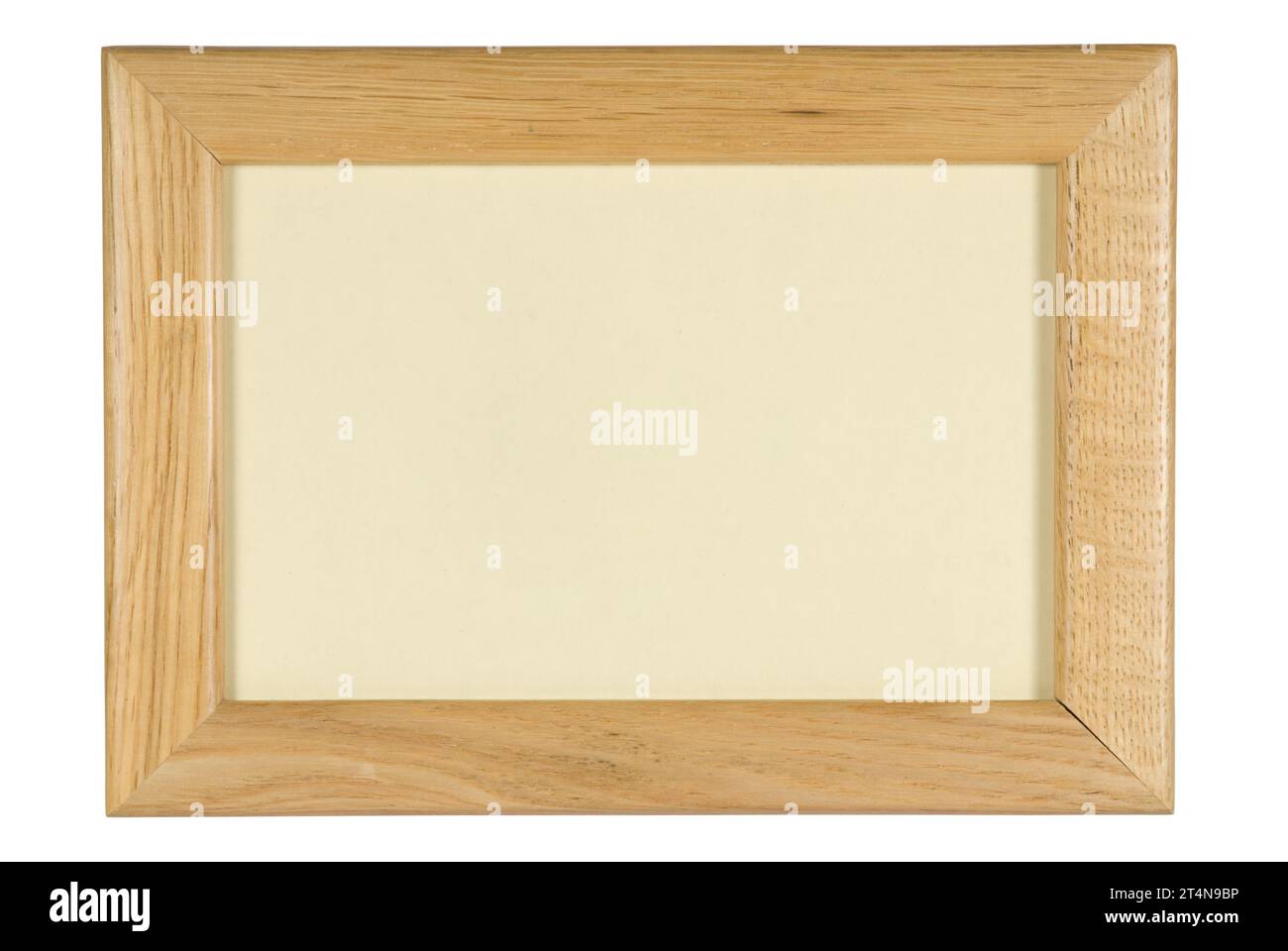 Solid wood photo frame on white Stock Photo - Alamy