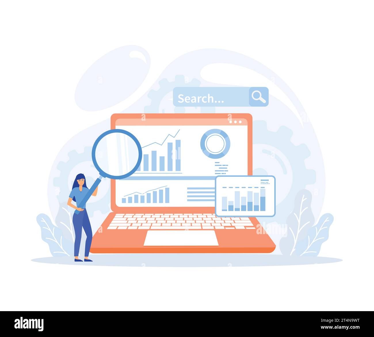 Targeting strategy abstract concept, Marketing research, competitor ...