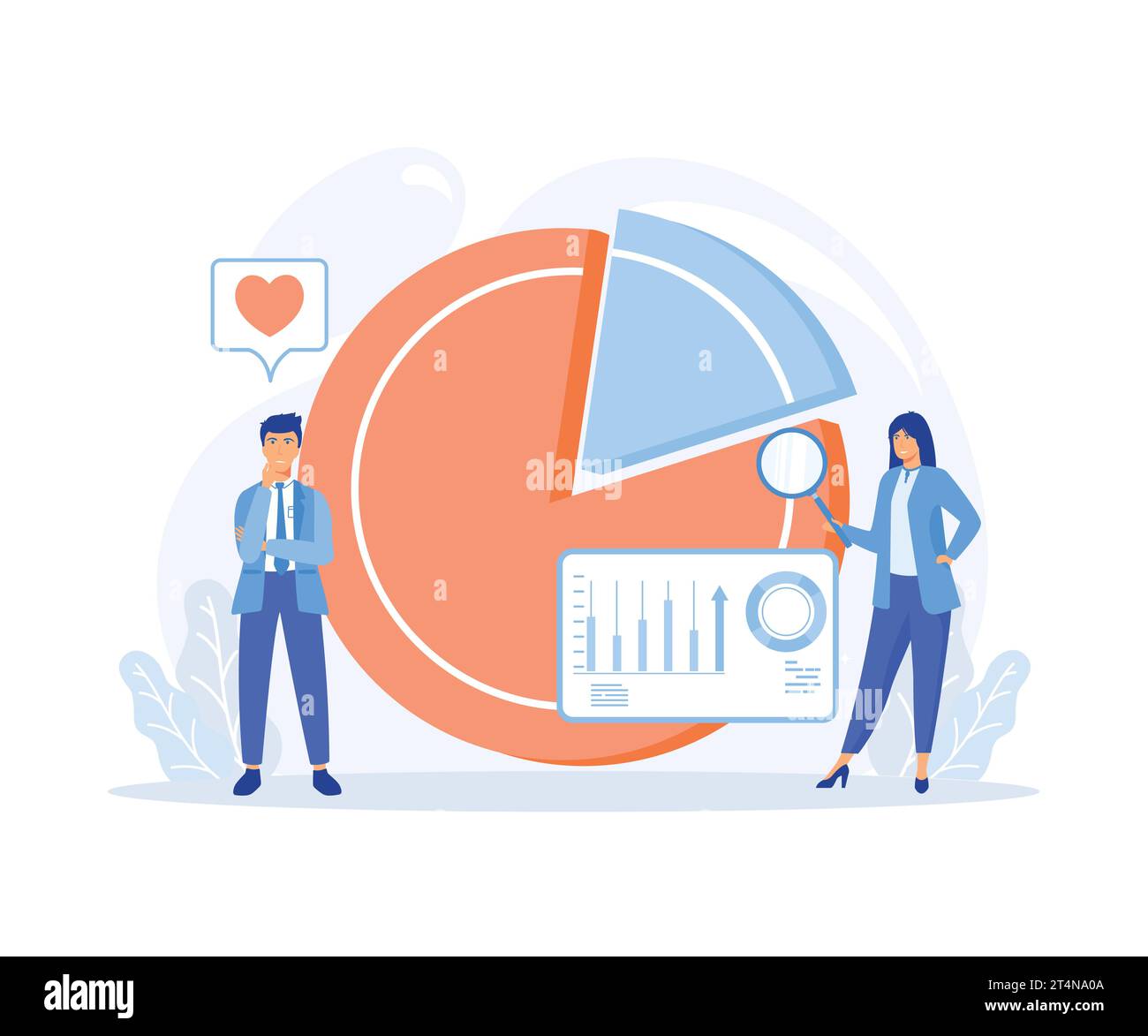 Targeting strategy abstract concept, Marketing research, competitor ...