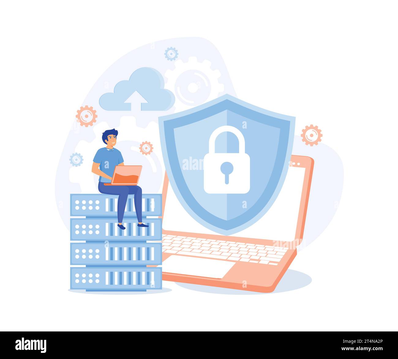 Database Security Phishing Hacker Attack Concept Hackers Stealing