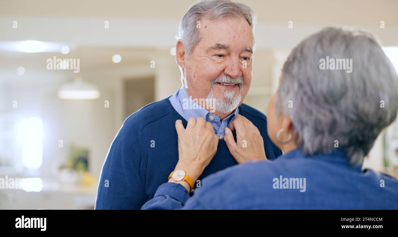 Woman adjusting shirt collar hi-res stock photography and images - Alamy