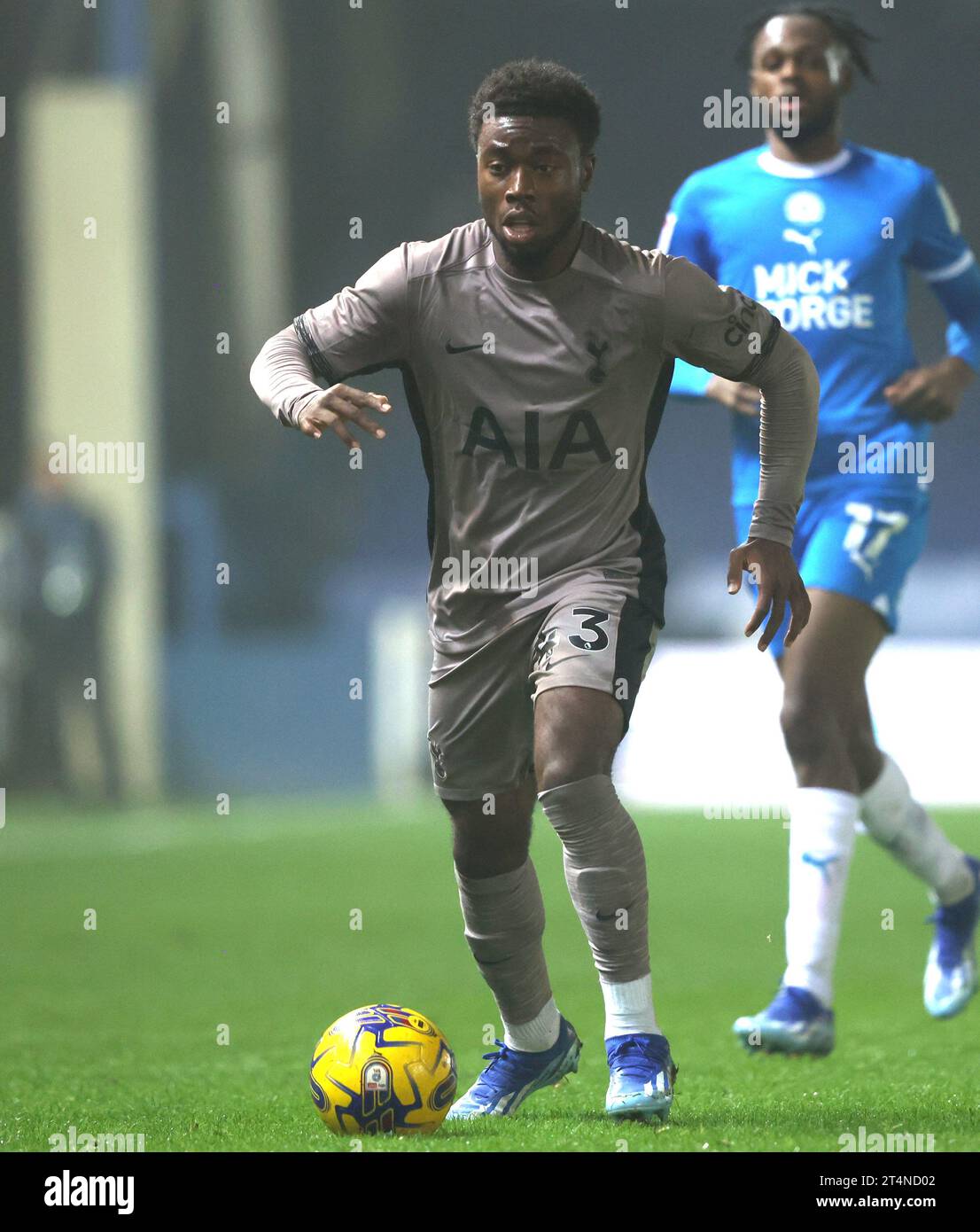 Peterborough, UK. 31st Oct, 2023. Nile John (TH-U21) at the ...