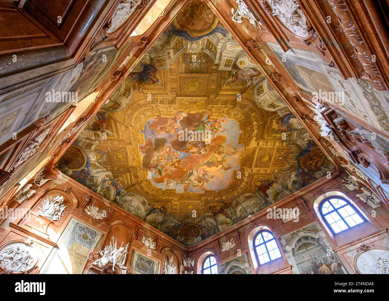 Vienna, Austria. Interior of Lower Belvedere Palace Stock Photo - Alamy
