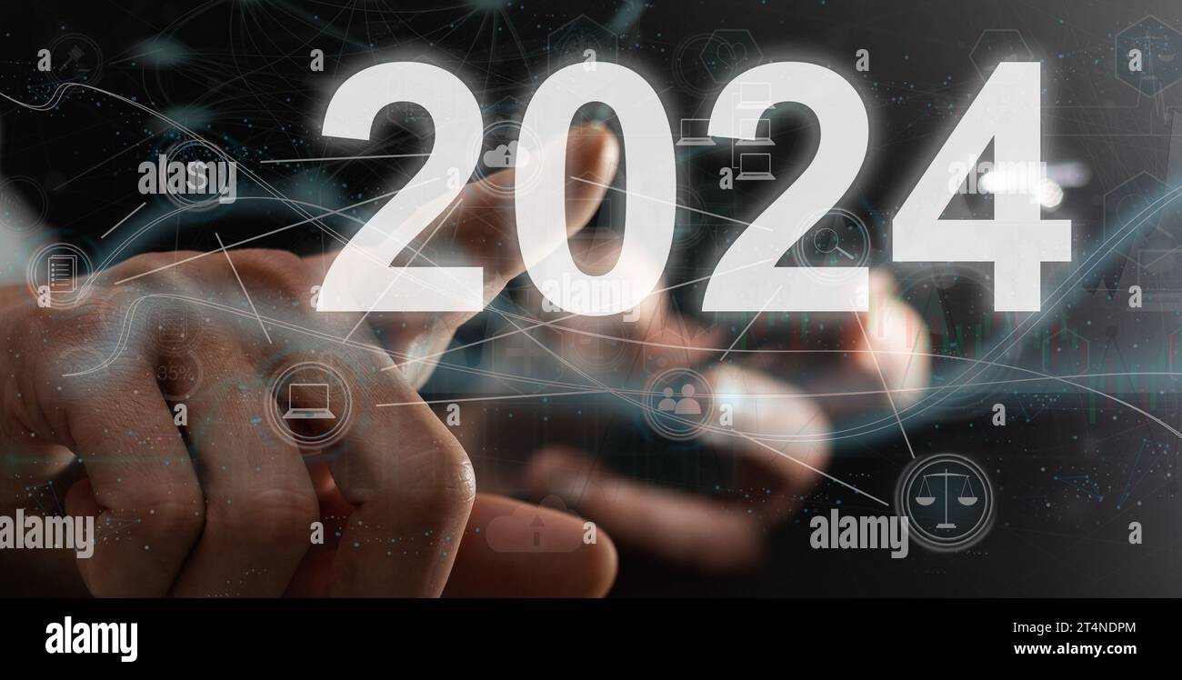 Success new year 2024 concept.Business management,Inspiration concepts ...