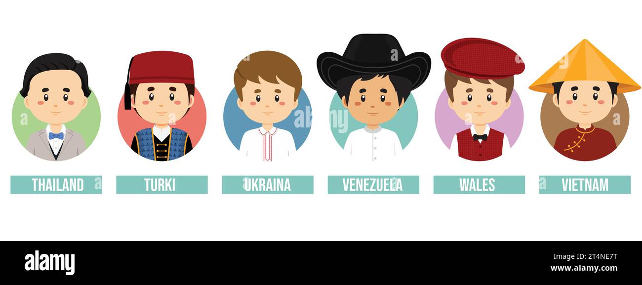 Costume of wales Stock Vector Images - Alamy