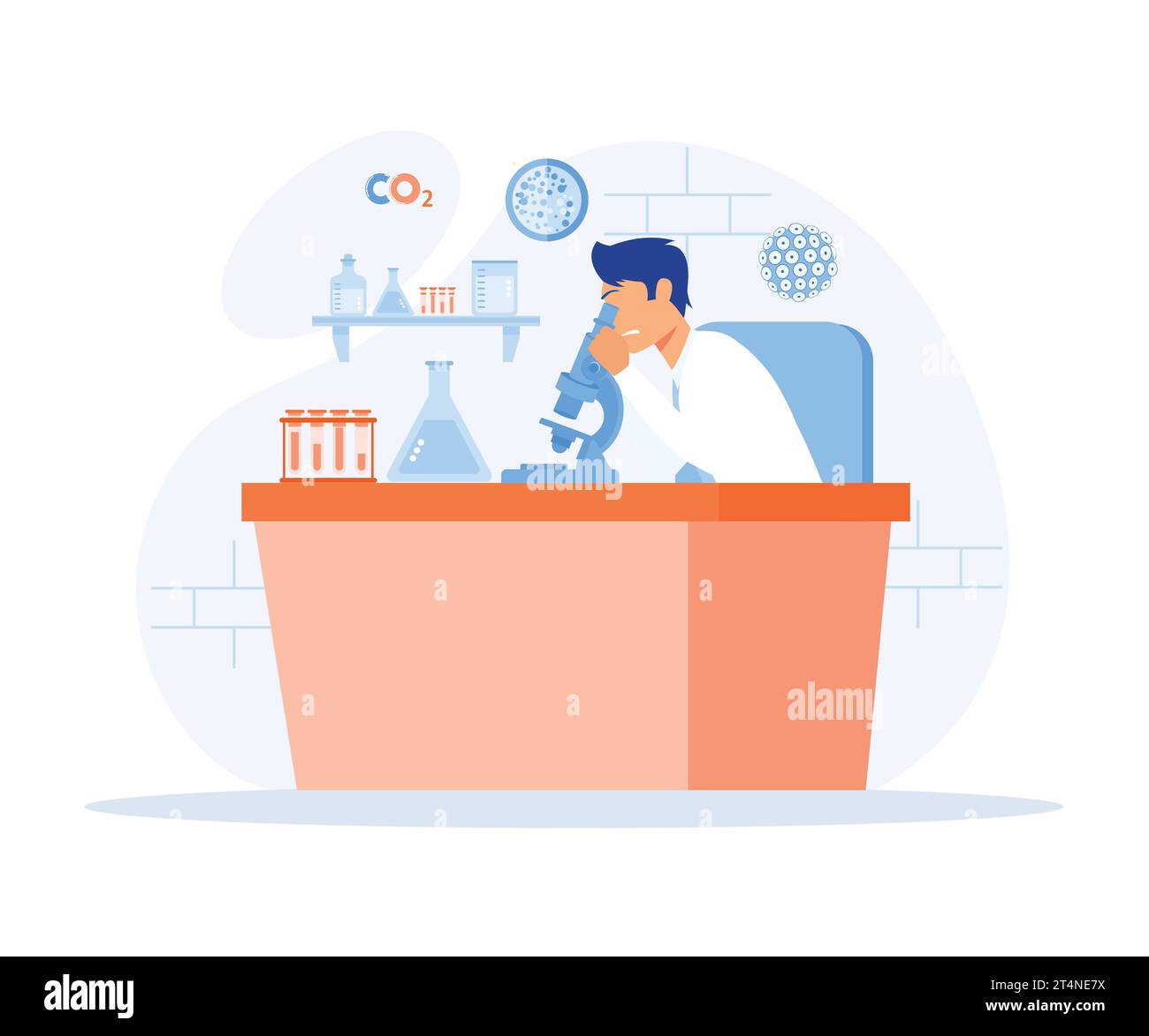 Medical tests, chemical laboratory analysis, laboratory analysis work ...