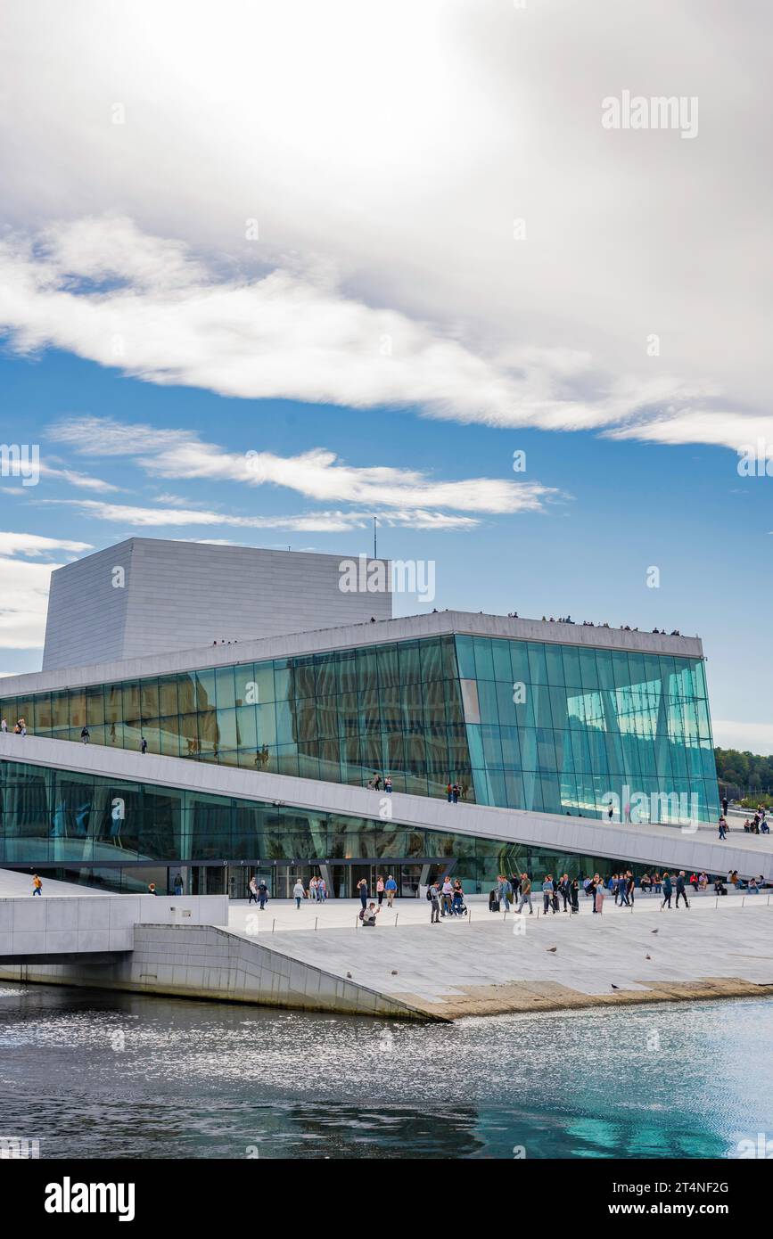 Opera, Opera House, Architecture, Landmark in Oslo, Norway Stock Photo ...