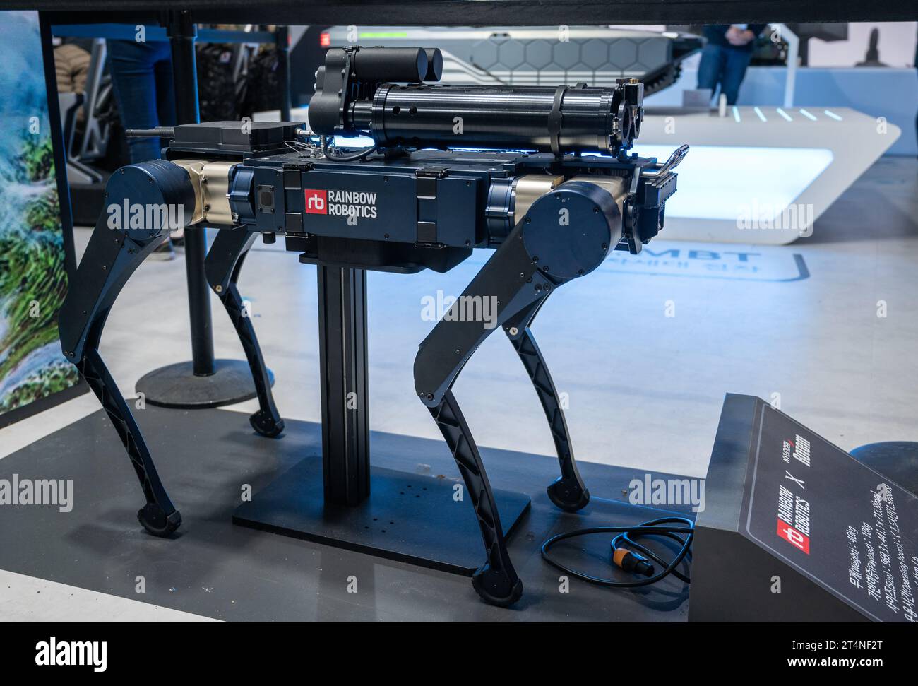 Seongnam, South Korea - Oct 21 2023: Rainbow Robotics Quadruped Robot ...