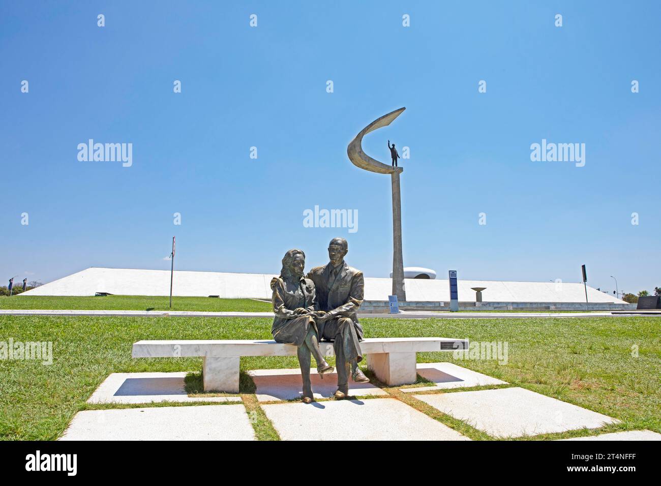 Statues of Juscelino Kubitschek de Oliveira, 1956 to 1961 President of ...