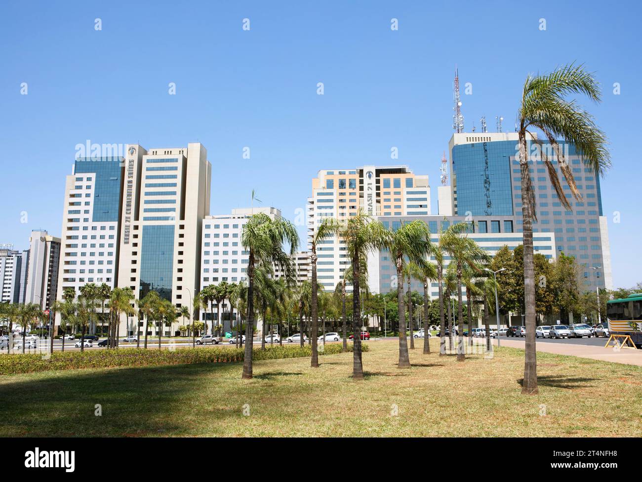 Typical high-rise buildings in Brasilia, Distrito Federal, Brazil Stock ...