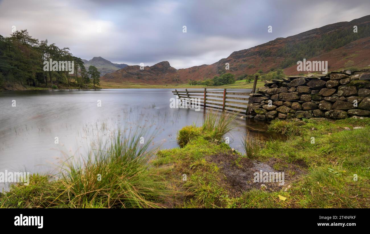 Sunrise, Blea Tarn and Langdale Pikes, Little Langdale, Lake District ...