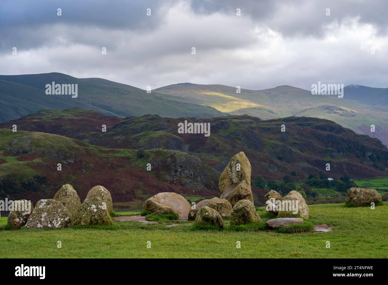 Castlerigg Stone Circle, Keswick, Lake District National Park, Cumbria ...
