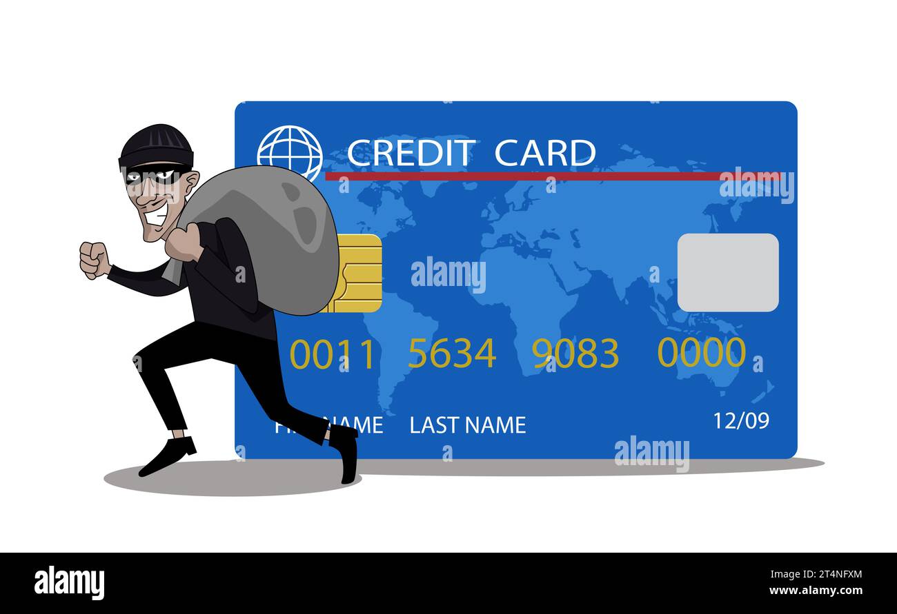 Robber in mask vector illustration Stock Vector Image & Art - Alamy
