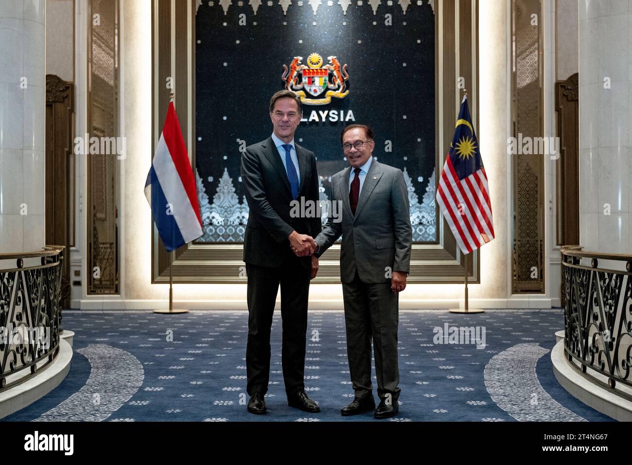 In this photo provided by Prime Minister's Office of Malaysia, Malaysia ...