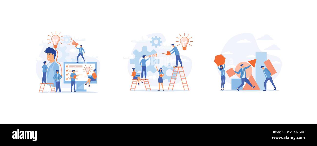 Informational Poster Team Work on Realization Idea. teamwork on finding ...