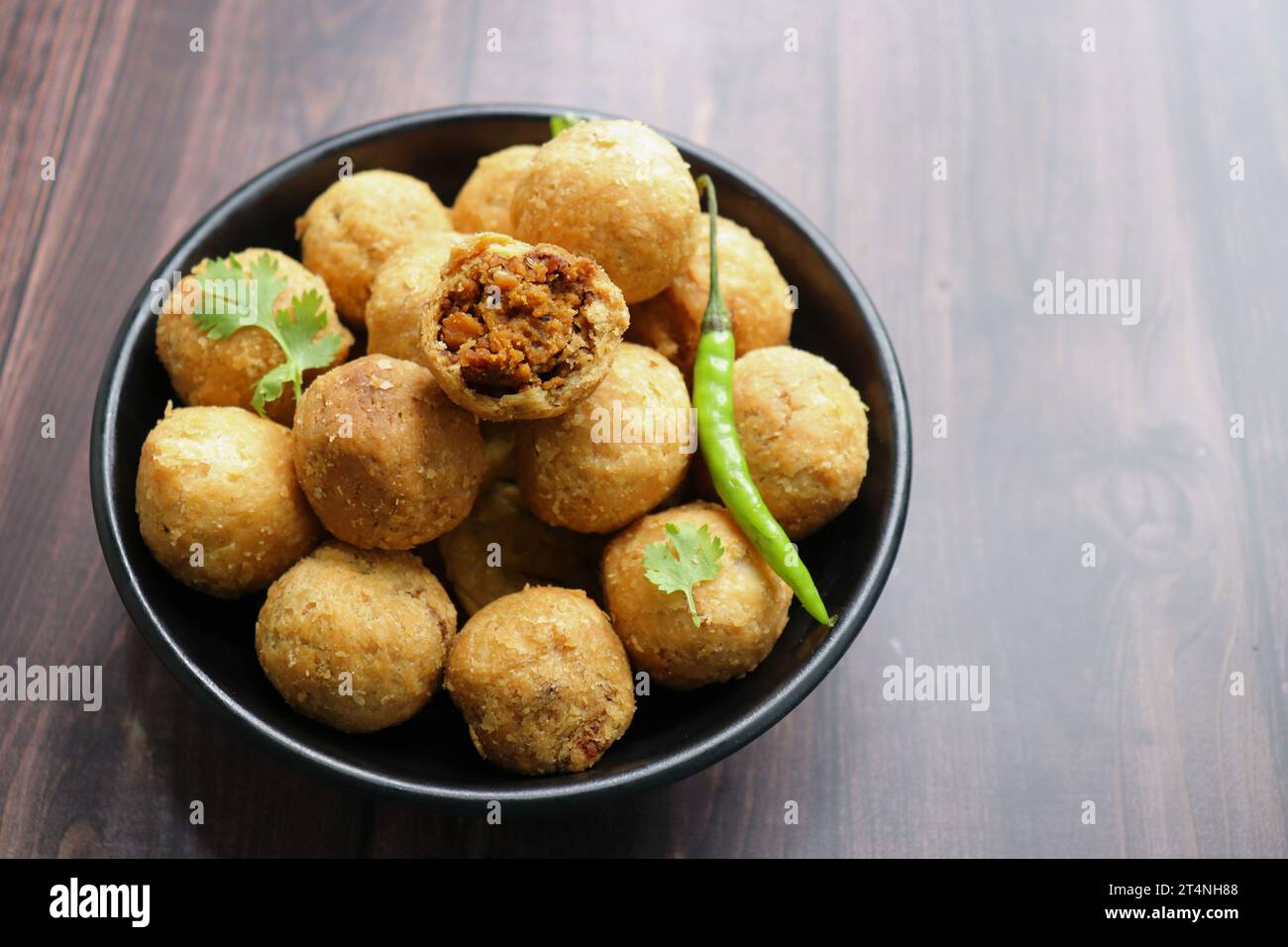 Dry Kachori is a deep fried crispy and crunchy balls of maida flour ...