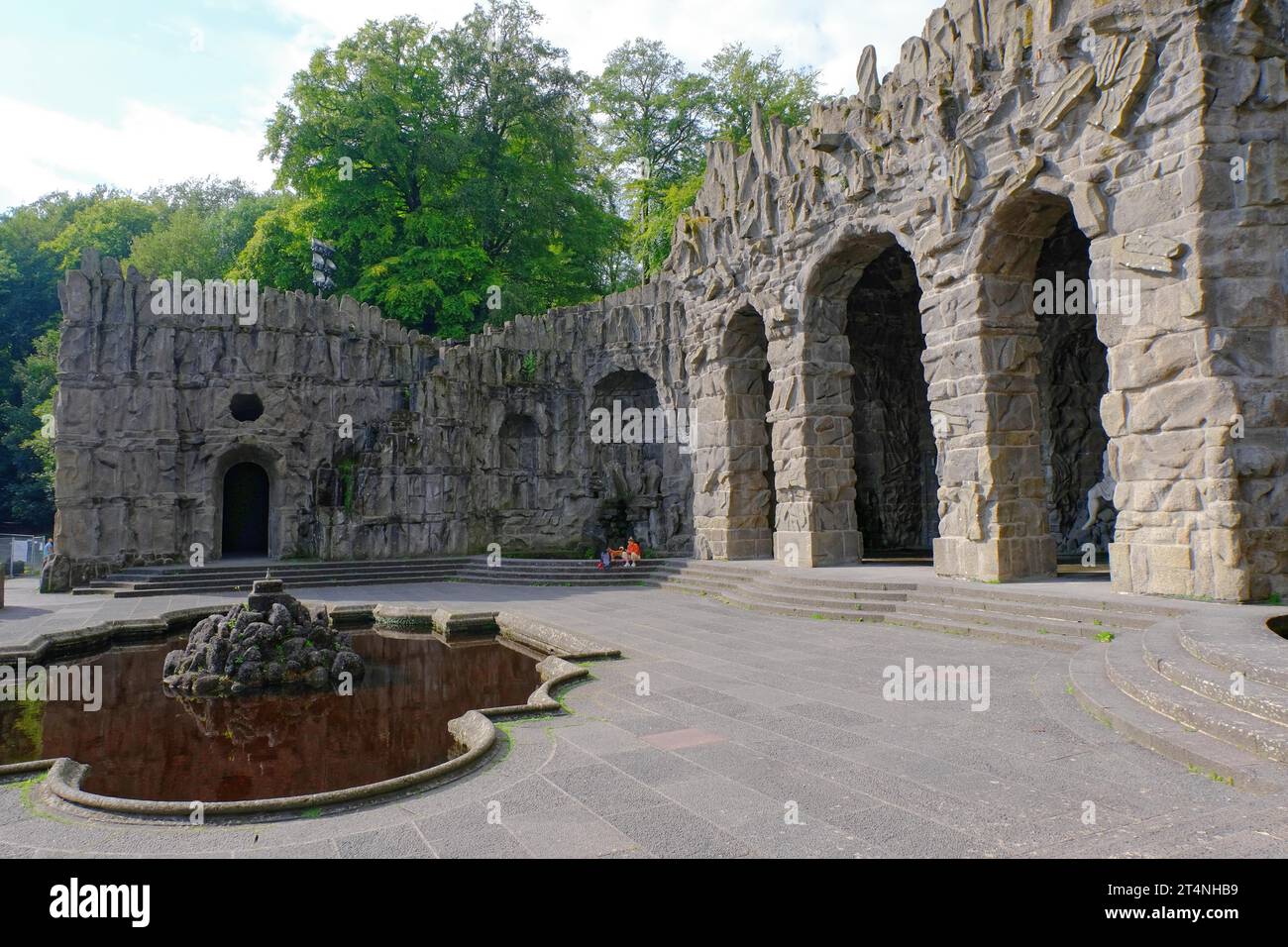 Vexierwassergrotte, Artisschockenbassin, Oktogon, Herkules, Berpark ...