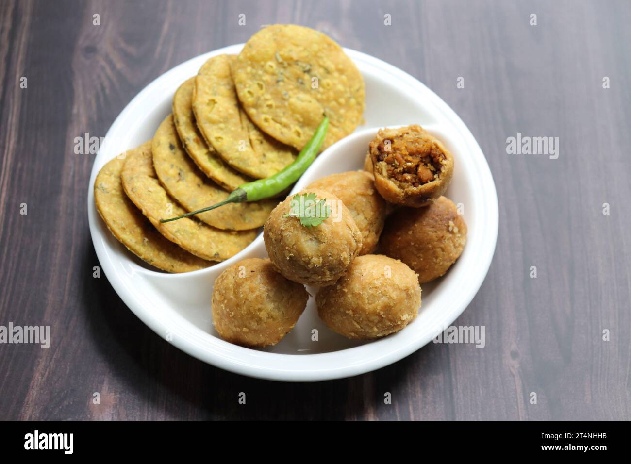 Dry Kachori is a deep fried crispy and crunchy balls of maida flour ...