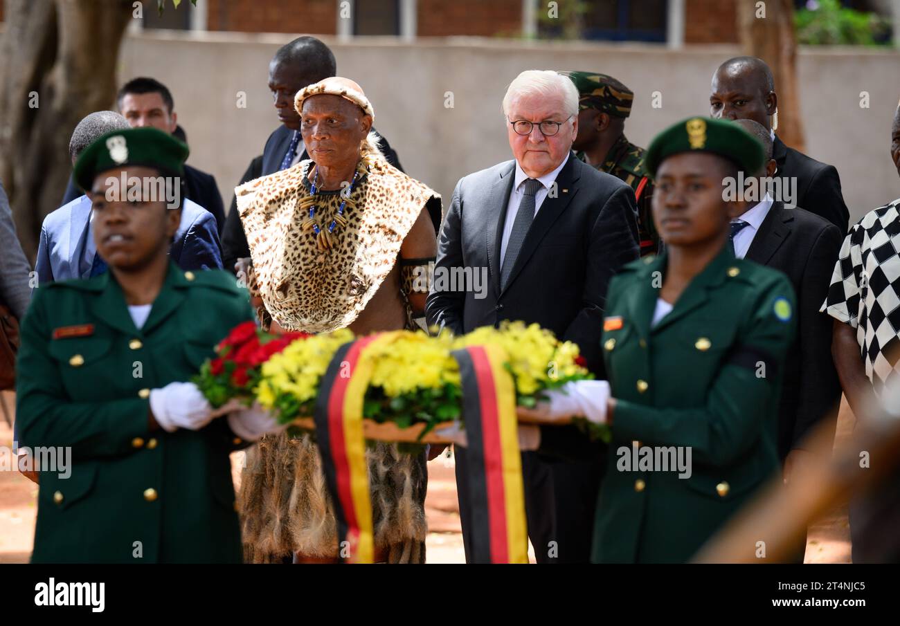 Songea, Tanzania. 01st Nov, 2023. German President Frank-Walter ...