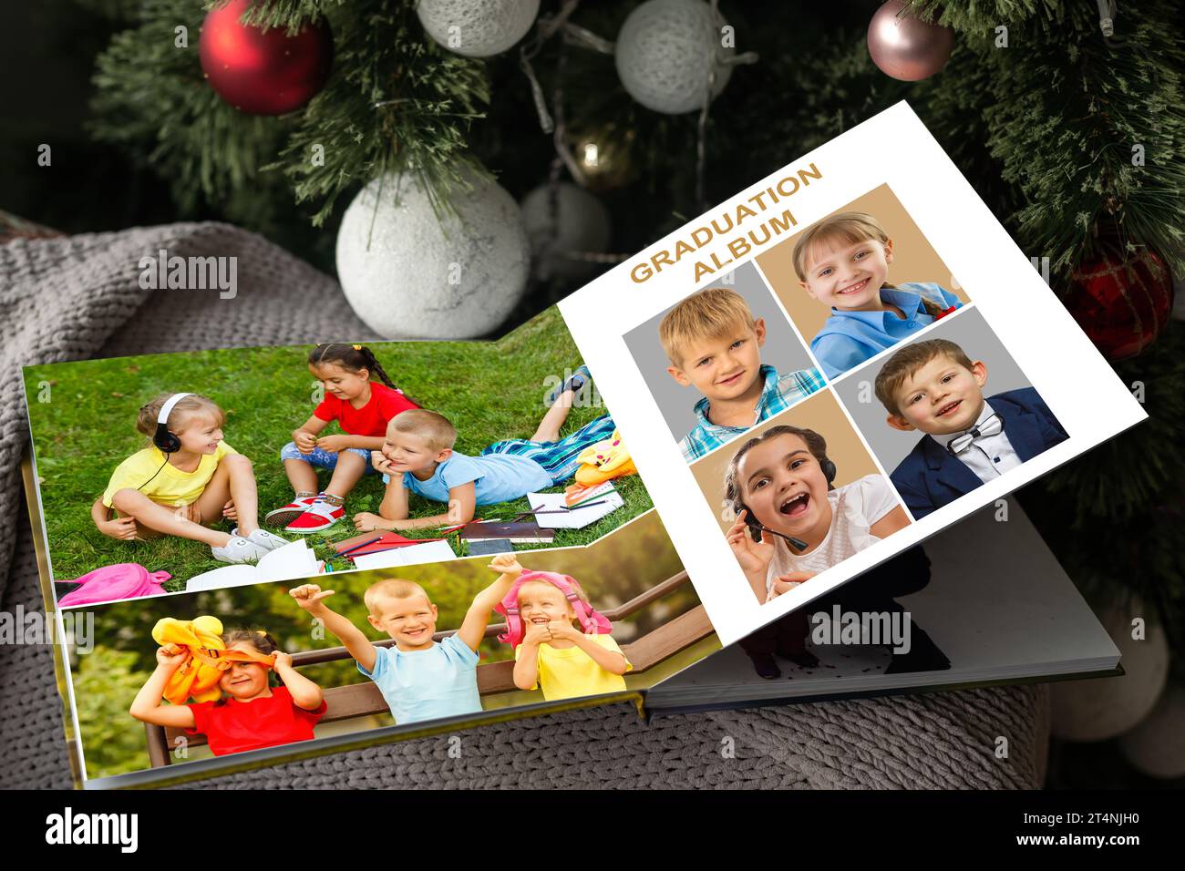 graduation album, photo book, image stories Stock Photo - Alamy