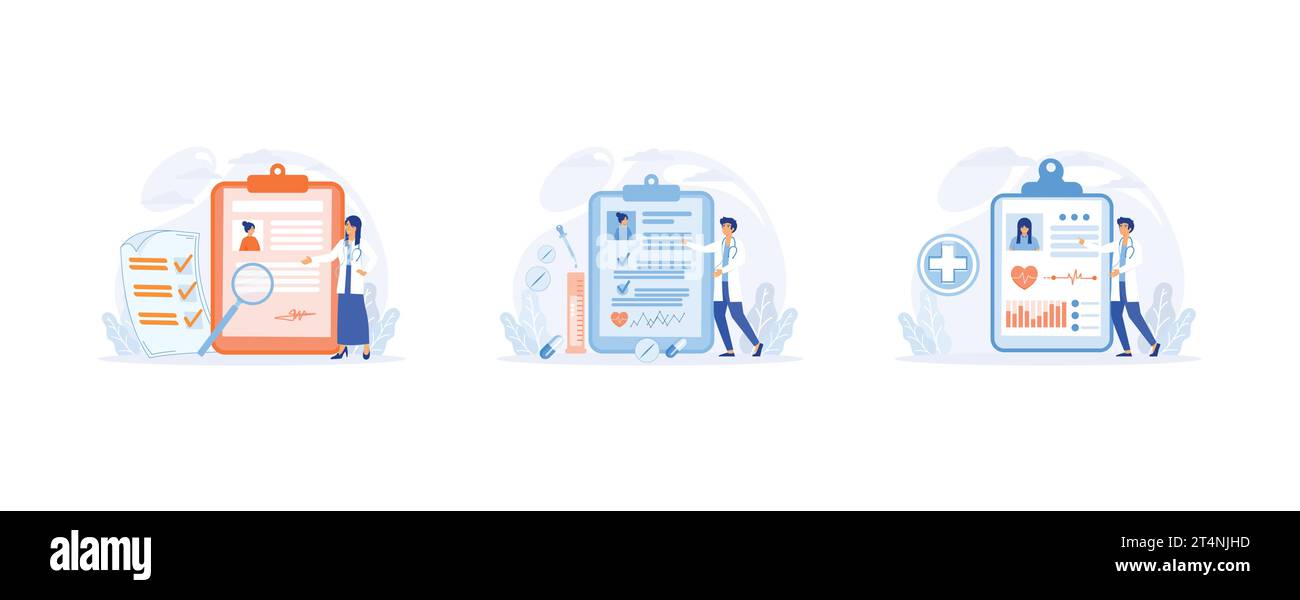 Medical history and health record paper for hospital doctor, Tablet ...