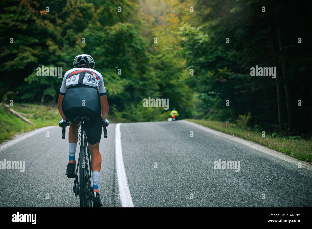 Cyclist wallpaper hi-res stock photography and images - Alamy