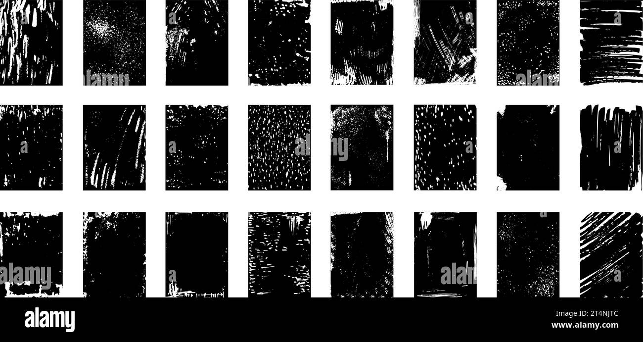 Overlay dirty textures. Grunge brush effects, dust and paint drawing ...