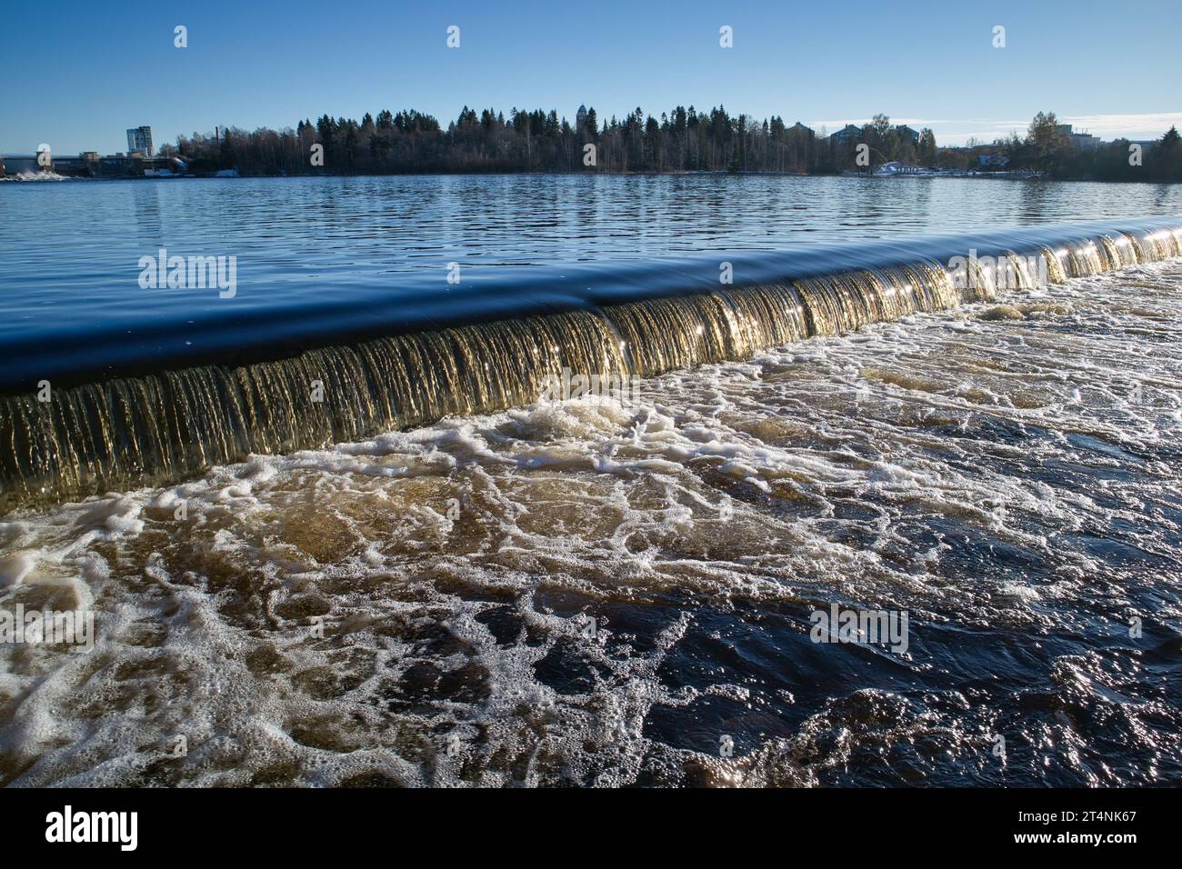 Water flowing over spillway hi-res stock photography and images - Alamy