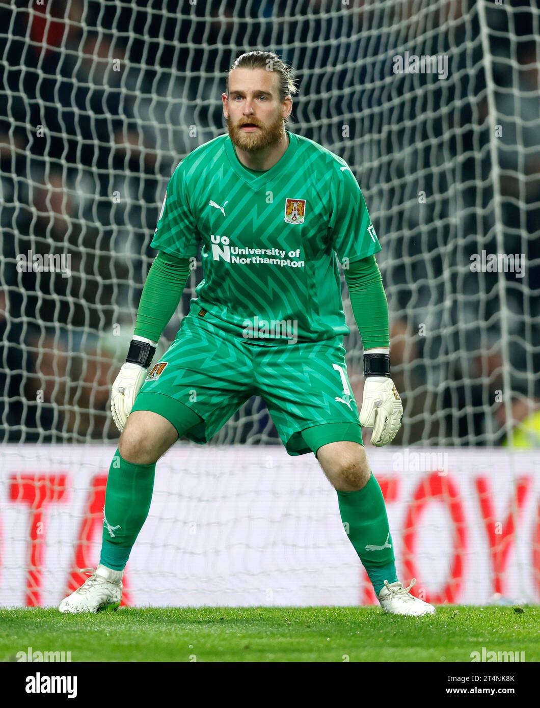 Northampton Town goalkeeper Lee Burge during the Sky Bet League One ...