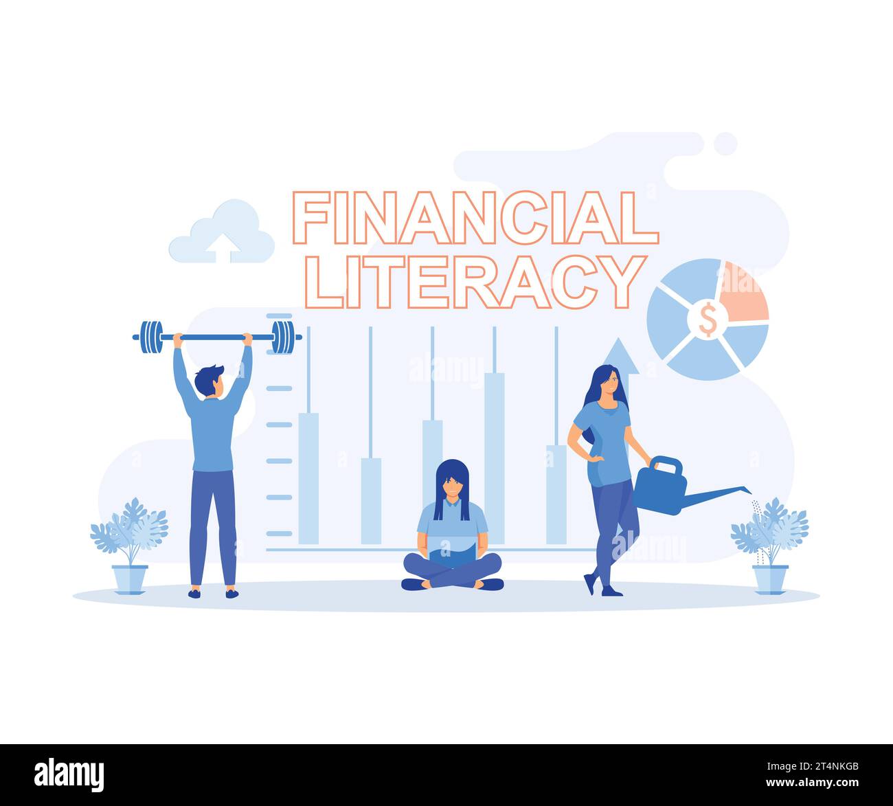 FINANCIAL LITERACY. modern financial education. Young men and women ...