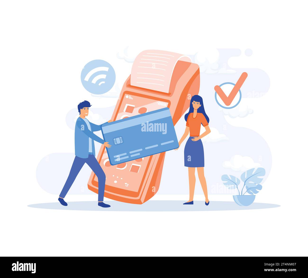 Bank transfer screen Stock Vector Images - Alamy