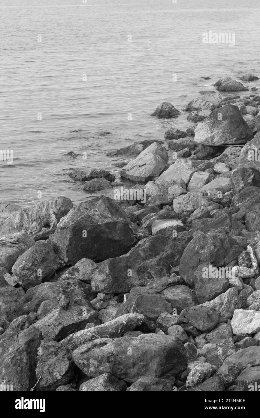 Rocky cliff nature background Black and White Stock Photos & Images - Alamy