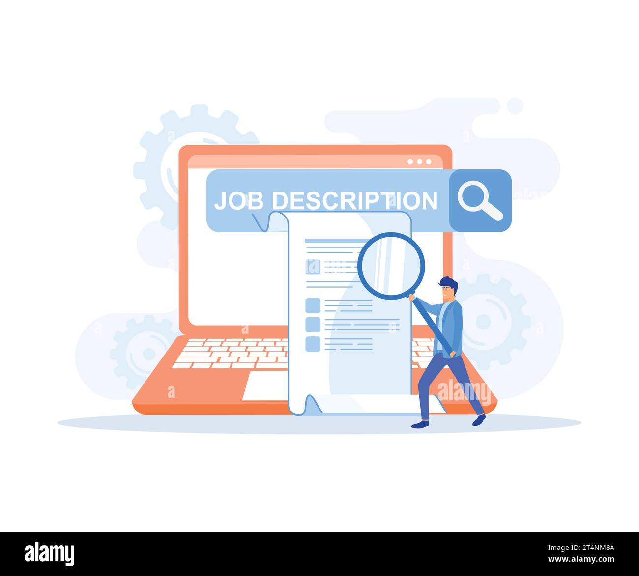 job description, Reading job description carefully, person hold ... job description, Reading job description carefully, person hold ...