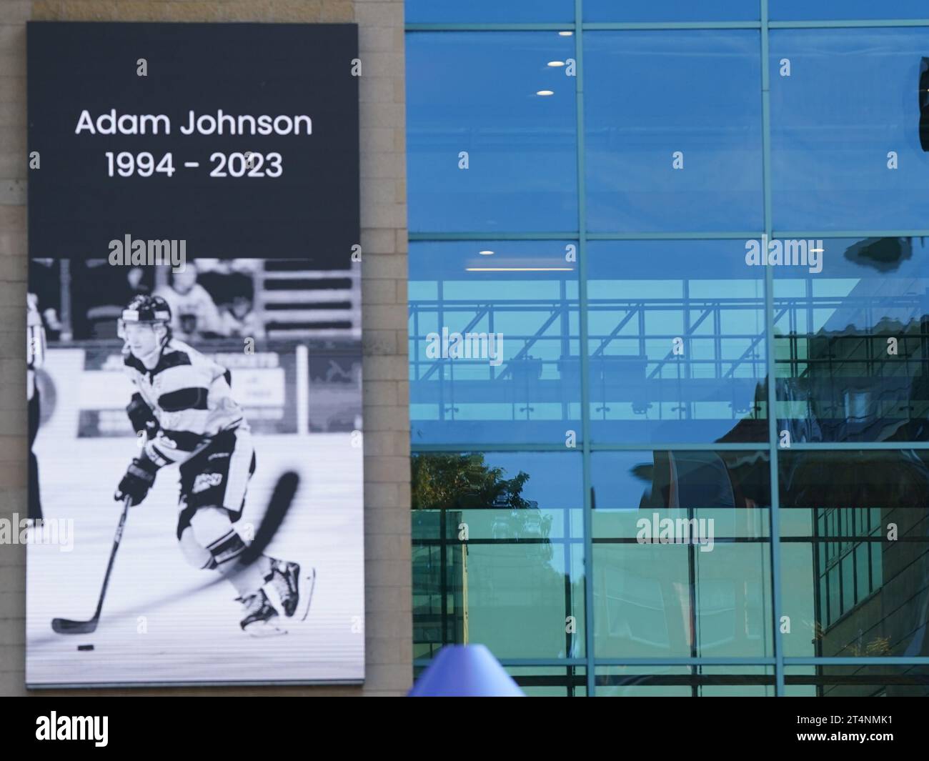 File photo dated 30-10-2023 of A message board with a tribute to ...